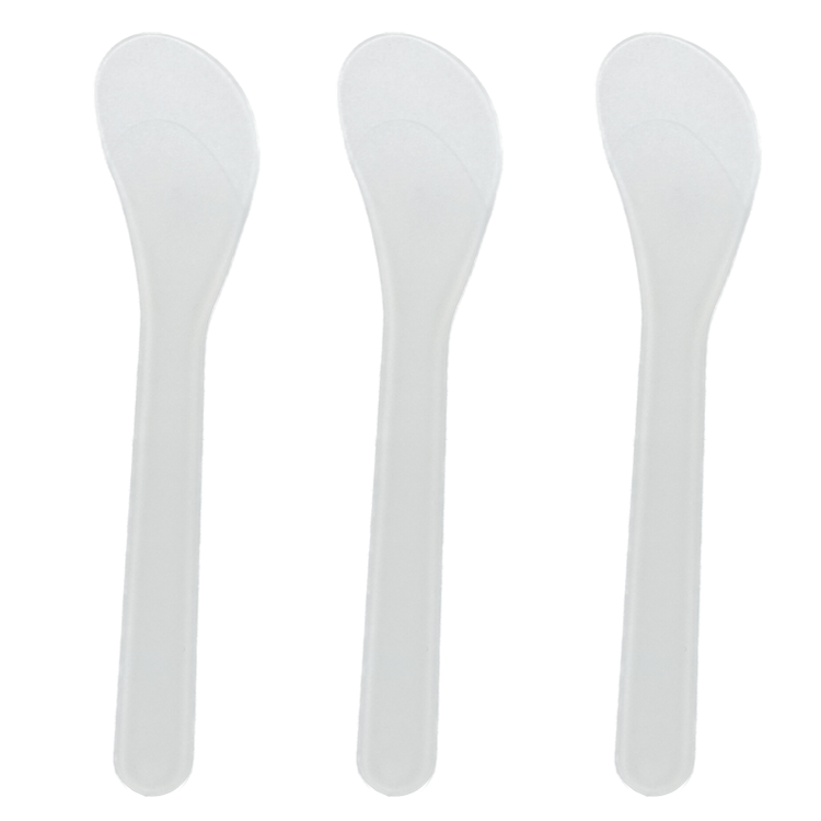 Plastic Curved Spatulas 10's
